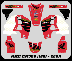 HRC CR500 Graphic Kit (1991 - 2001) [CR500 HRC] - £85.00 : Sniper ...